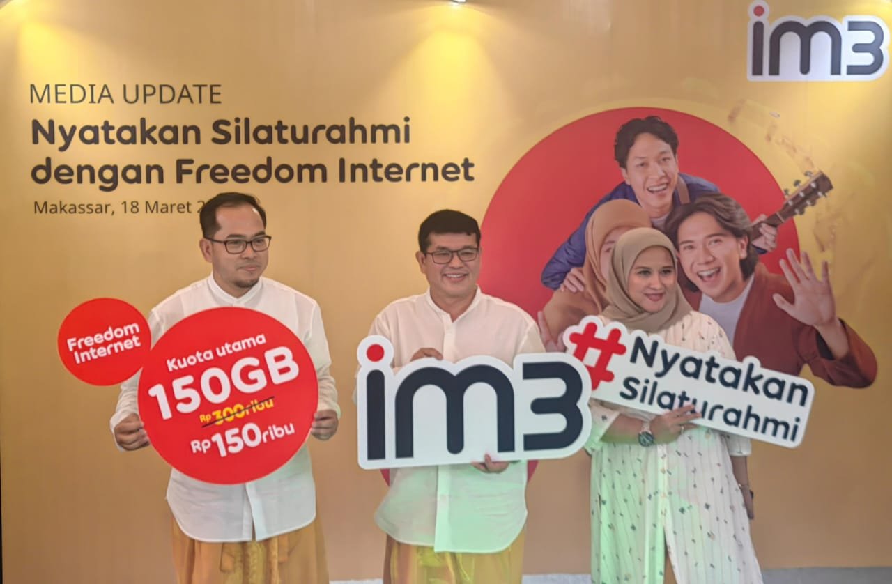 IM3 Gelar Kampanye 'Silaturahmi dengan Freedom Internet' di Makassar