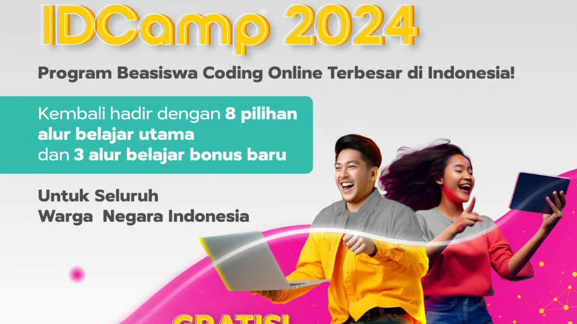 IDCamp 2024 Resmi Dibuka: Program Beasiswa Coding Online Terbesar di ...